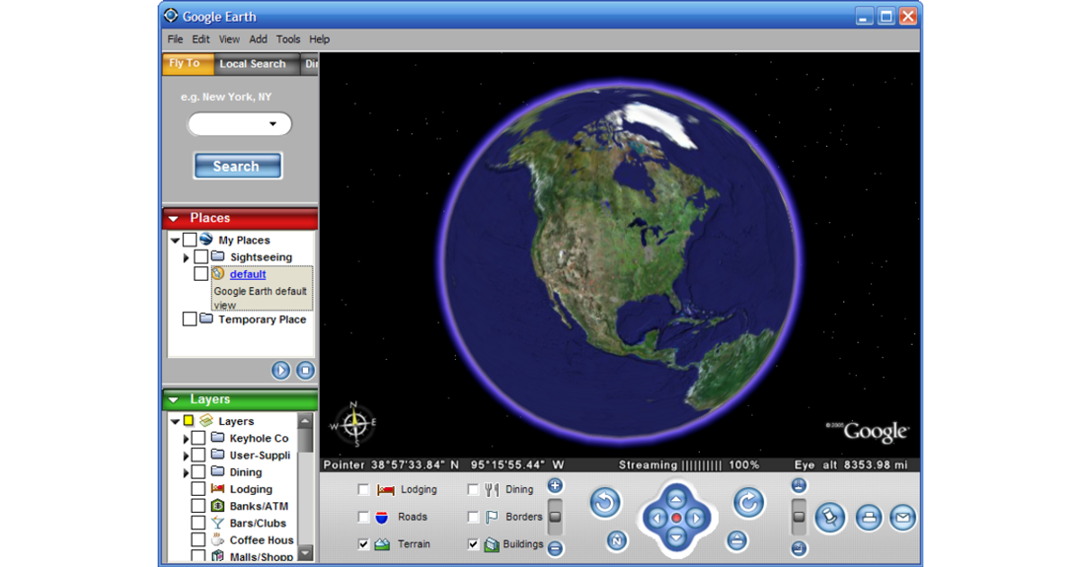 Google Earth: Drop-dead gorgeous satellite photo rendering with clunky ...